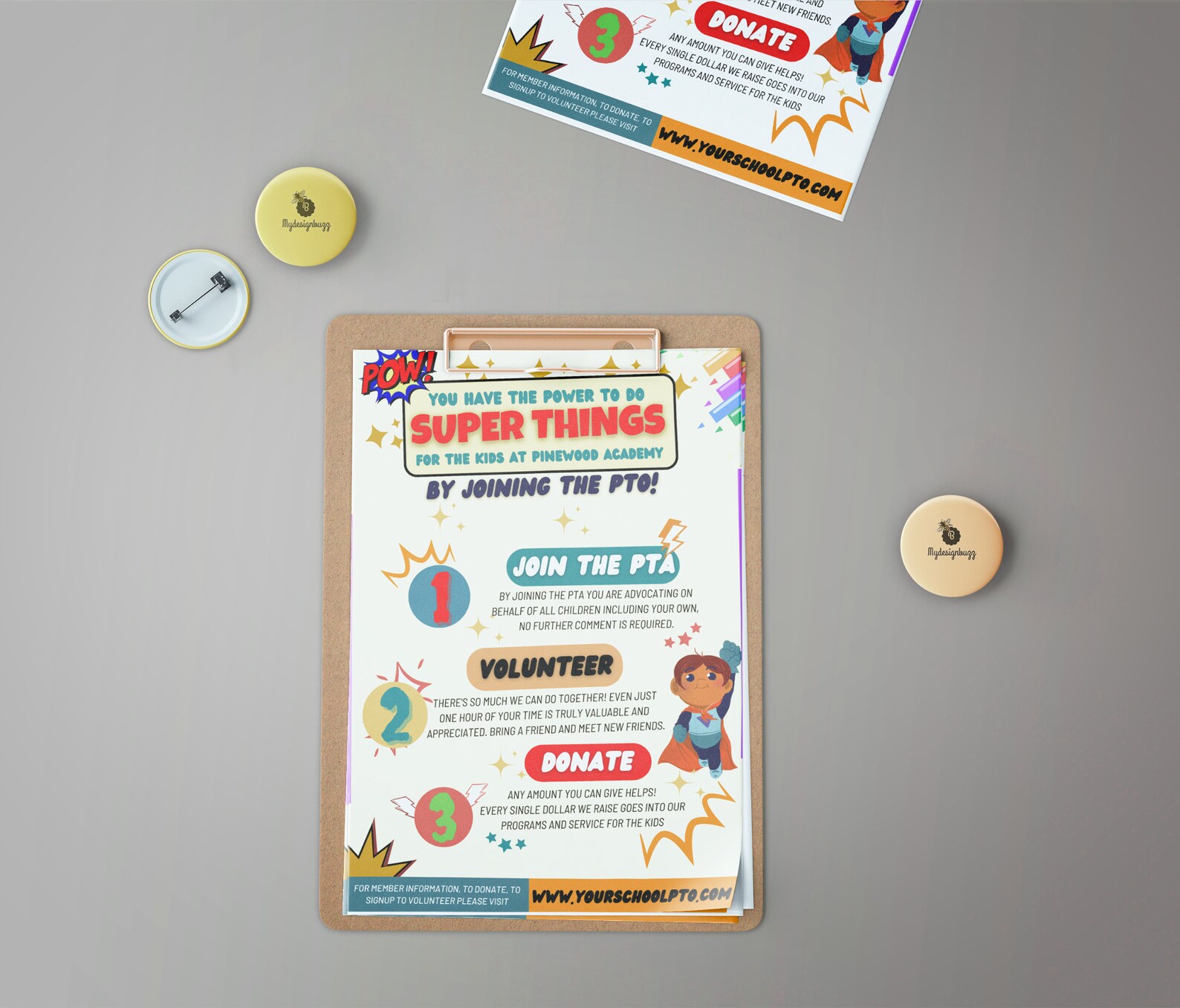 Printable/editable PTO PTA Recruitment Flyer School - Etsy