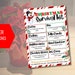 EDITABLE Christmas Survival Kit Template, Christmas Thank You Gift ...