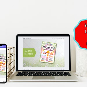 EDITABLE Spring Fling Raffle Fundraiser, Easter Festival Fundraiser ...