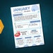 EDITABLE January Newsletter Template Classroom Printable - Etsy