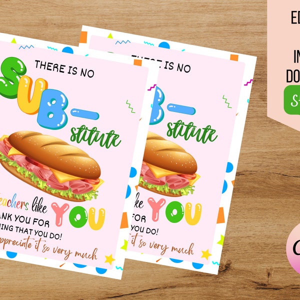 Sandwich Thank You - Etsy