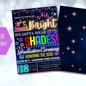 EDITABLE Kindergarten Graduation Invitation, Preschool Graduation ...