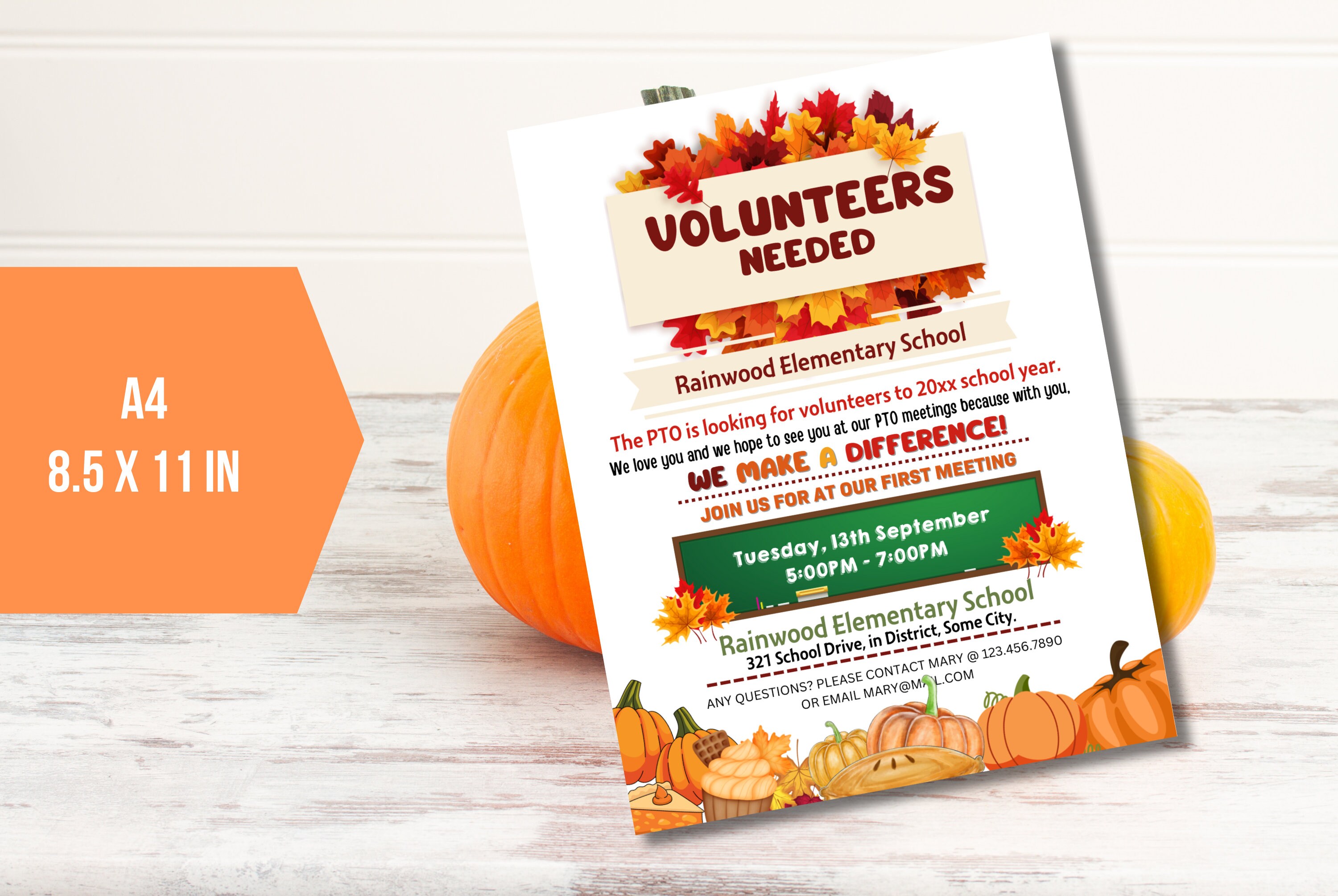 EDITABLE PTO PTA Volunteers Needed Flyer School Year Event - Etsy