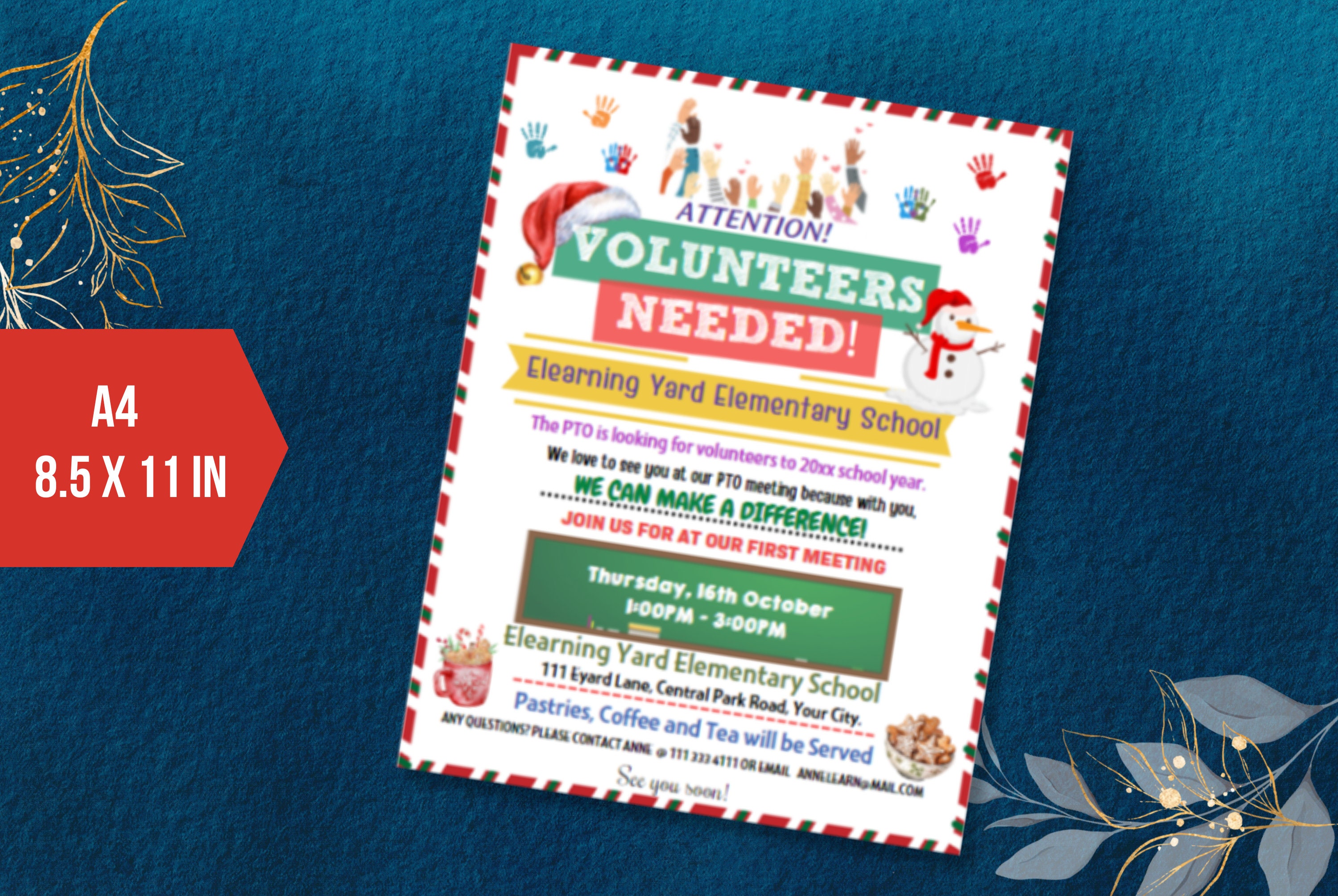 EDITABLE Volunteer Recruitment Flyer, Volunteers Needed Flyer Template ...