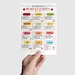Editable Monthly Event Calendar Flyer Template, Year at a Glance ...