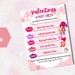 EDITABLE Valentine School Spirit Week Flyer, Festive Spirit Week PTO ...