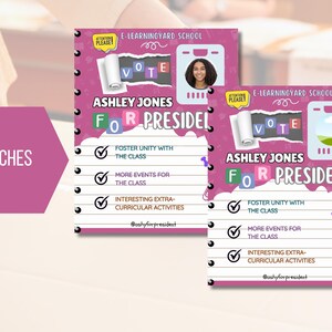 EDITABLE Presidential Campaign Poster, Dont Blow It Class Campaign ...