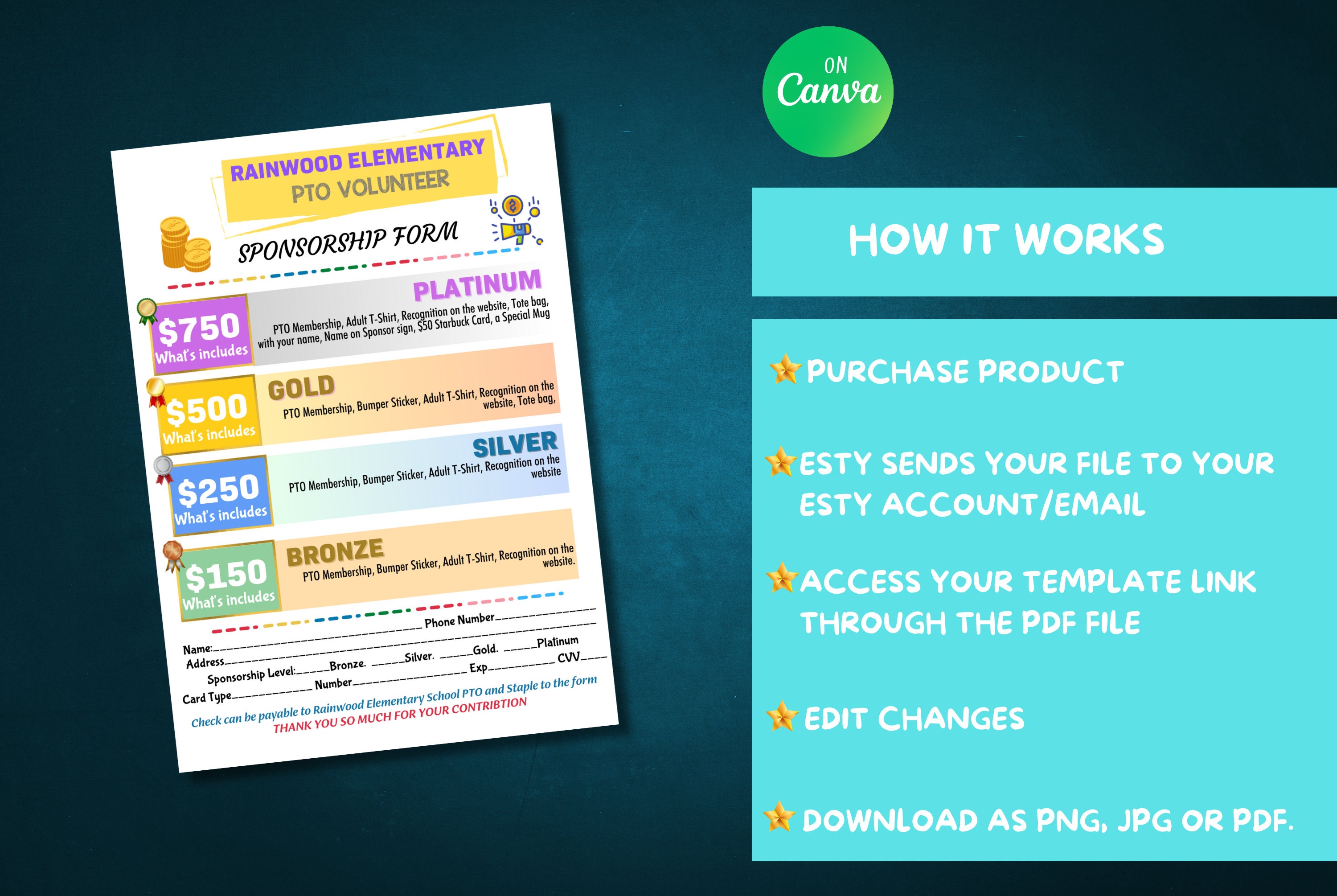 EDITABLE PTO PTA Recruitment Flyer Join Pto/pta Parent - Etsy