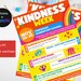 Kindness Week Itinerary Flyer, Diversity Inclusion, Printable Editable ...
