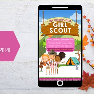 EDITABLE Girl Scout Troop Diversity Recruitment Flyer, Girl Scout ...