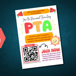 EDITABLE Join PTA, Pto Pta Recruitment Flyer, Did You Know the Pto Pta ...