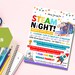 EDITABLE Family Steam Night Flyer, School PTA PTO Flyer, Community ...