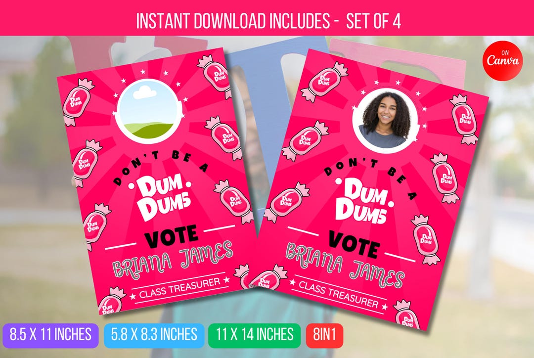 EDITABLE Don't Be Dum Poster Poster, Dont Blow It Class Campaign ...