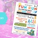 EDITABLE Color Run Invitation Flyer, School Community Fundraiser Event ...