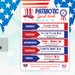 Patriot Spirit Week Editable Itinerary Schedule Printable DIY Spirit ...