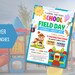 EDITABLE School Field Day Flyer, School Family Benefit Carnival ...
