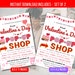 EDITABLE Valentine's Day Pop up Shop Flyer, Valentine's Day Shopping ...