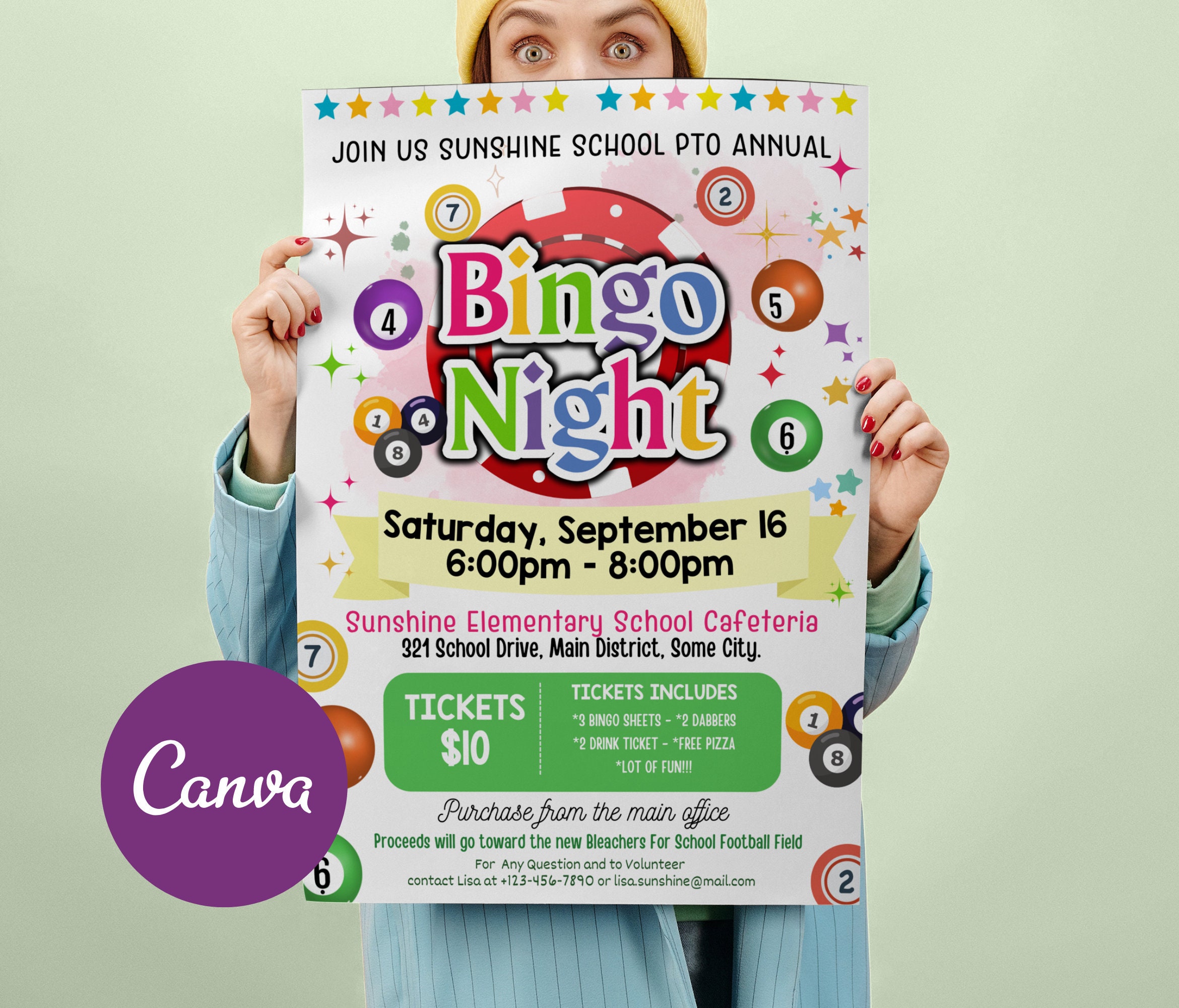 Bingo Night Flyer Bingo Night Form Flyer Bingo Night Flyer - Etsy