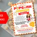 EDITABLE Popcorn Fundraiser Flyer Template, Non Profit Event Poster ...