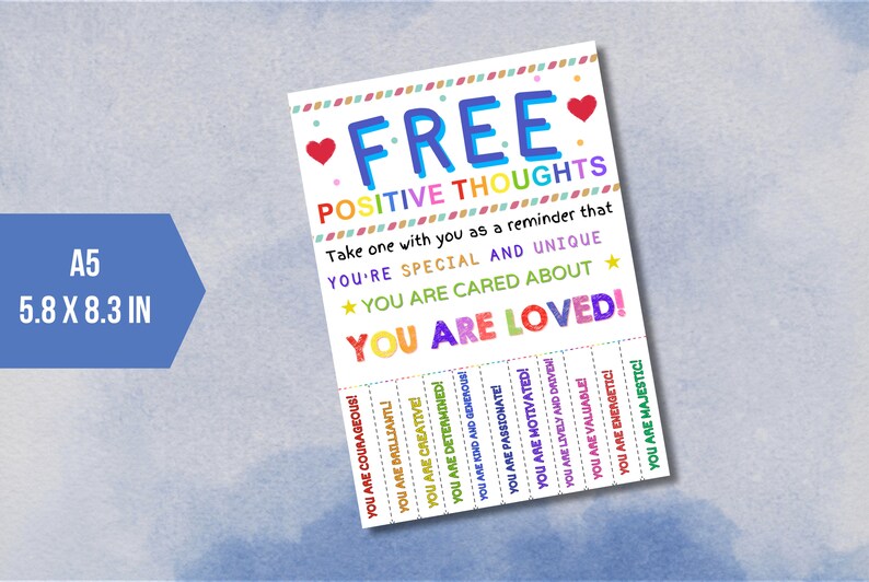 EDITABLE School Counselor Office Door Sign Flyer Free Positive Thought ...