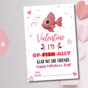 EDITABLE You Are O'fish'ally Awesome, Valentines Goldfish Gift Tags ...