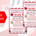 EDITABLE Valentines Day Carnation Flower Fundraiser Flyer, Fundraiser ...