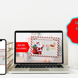 EDITABLE Night Before Christmas Label, Christmas Eve Box Label Template ...