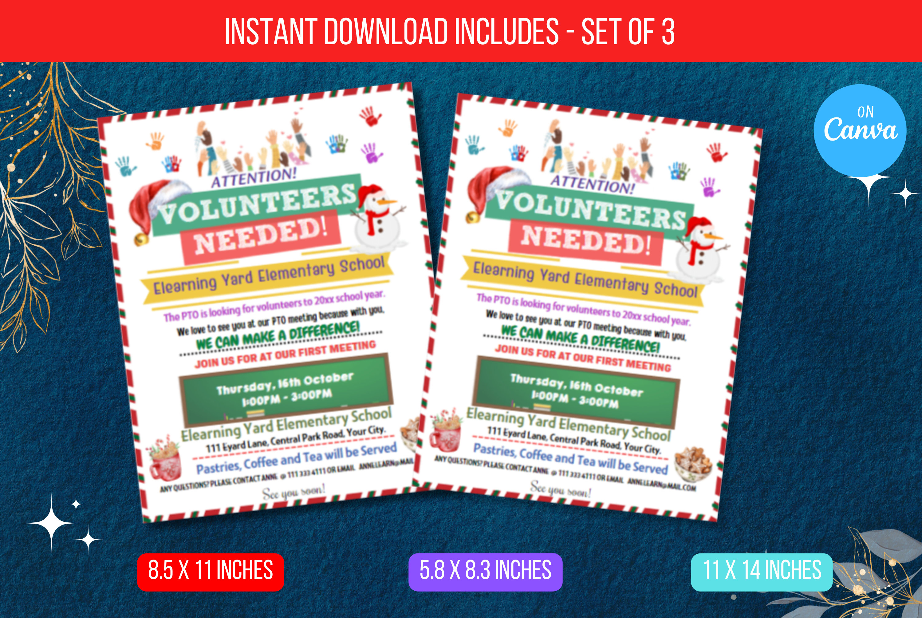 EDITABLE Volunteer Recruitment Flyer, Volunteers Needed Flyer Template ...