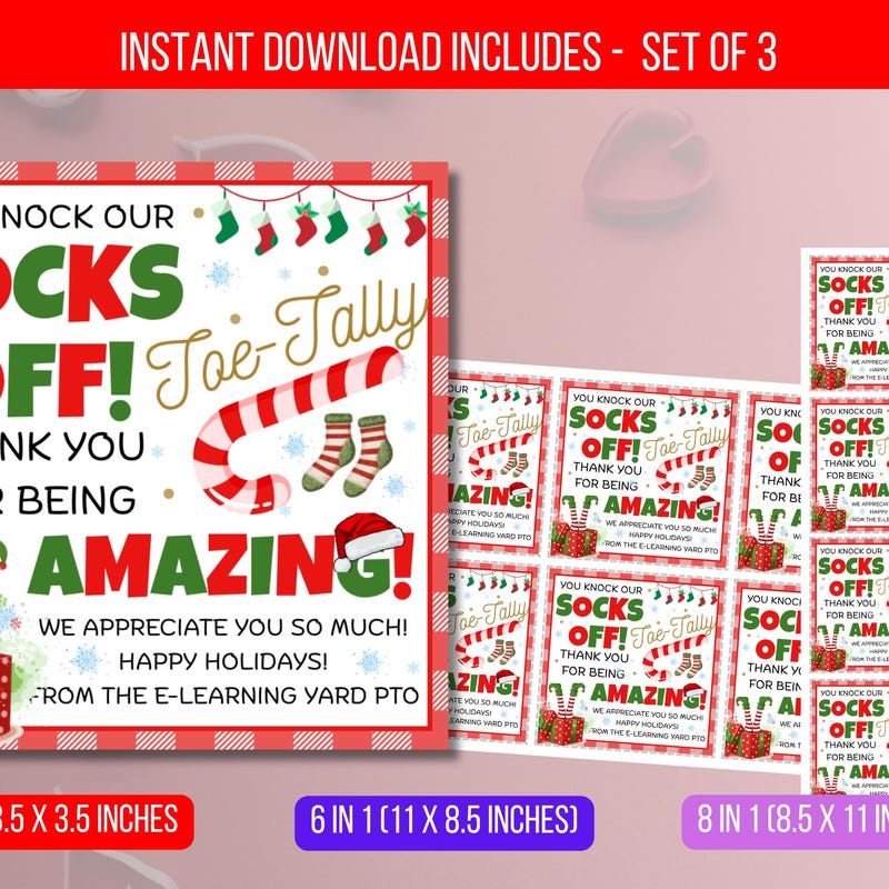 Teacher Week Socks - Etsy