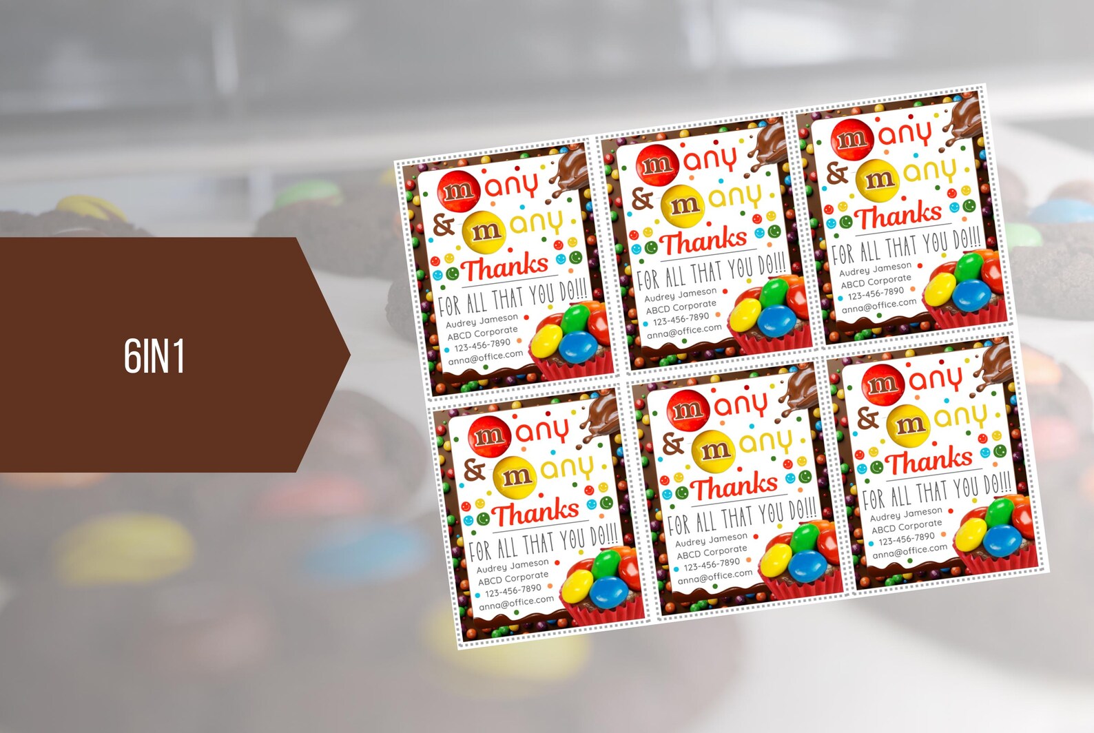 EDITABLE Many and Many Thanks for All You Do Gift Tags for Appreciation ...