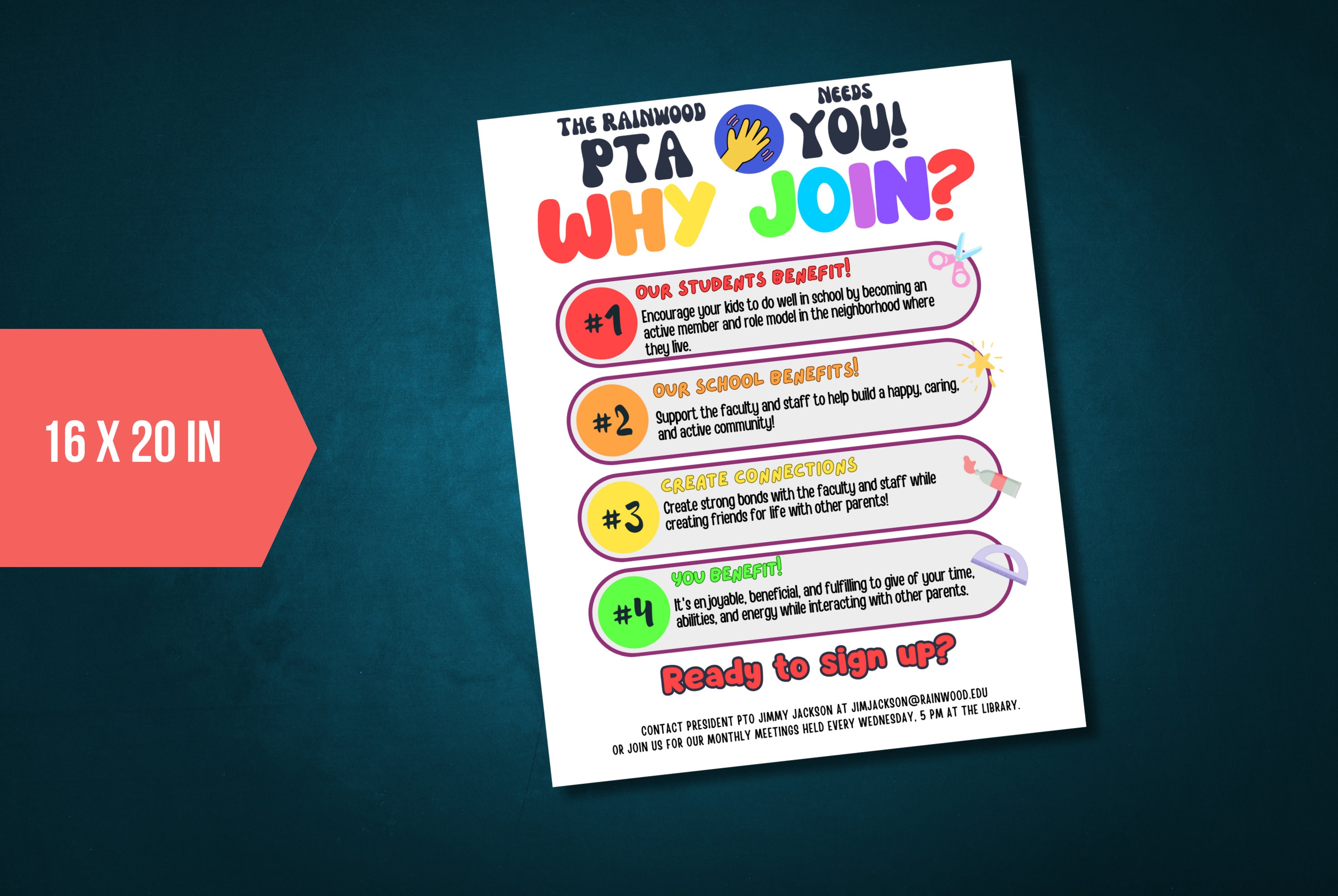 EDITABLE Why Join the PTA Pto Pta Recruitment Flyer Why Join - Etsy