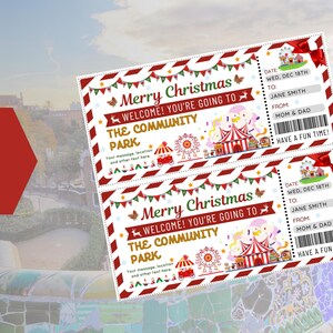 EDITBALE Christmas Theme Park Day Trip , Surprise Carnival Ticket Gift ...