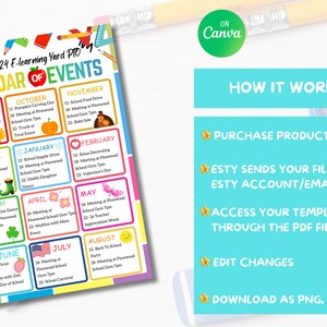 EDITABLE PTO Flyer Package, Printable School Pto Information Form ...