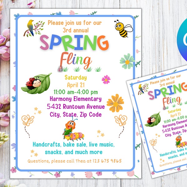 Spring Fling Poster - Etsy