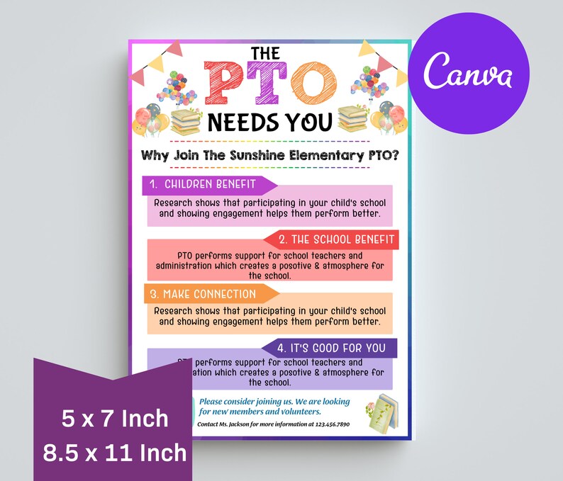 Did You Know the Pto Pta Does That Flyer, Why Join the PTO, Pto Pta ...