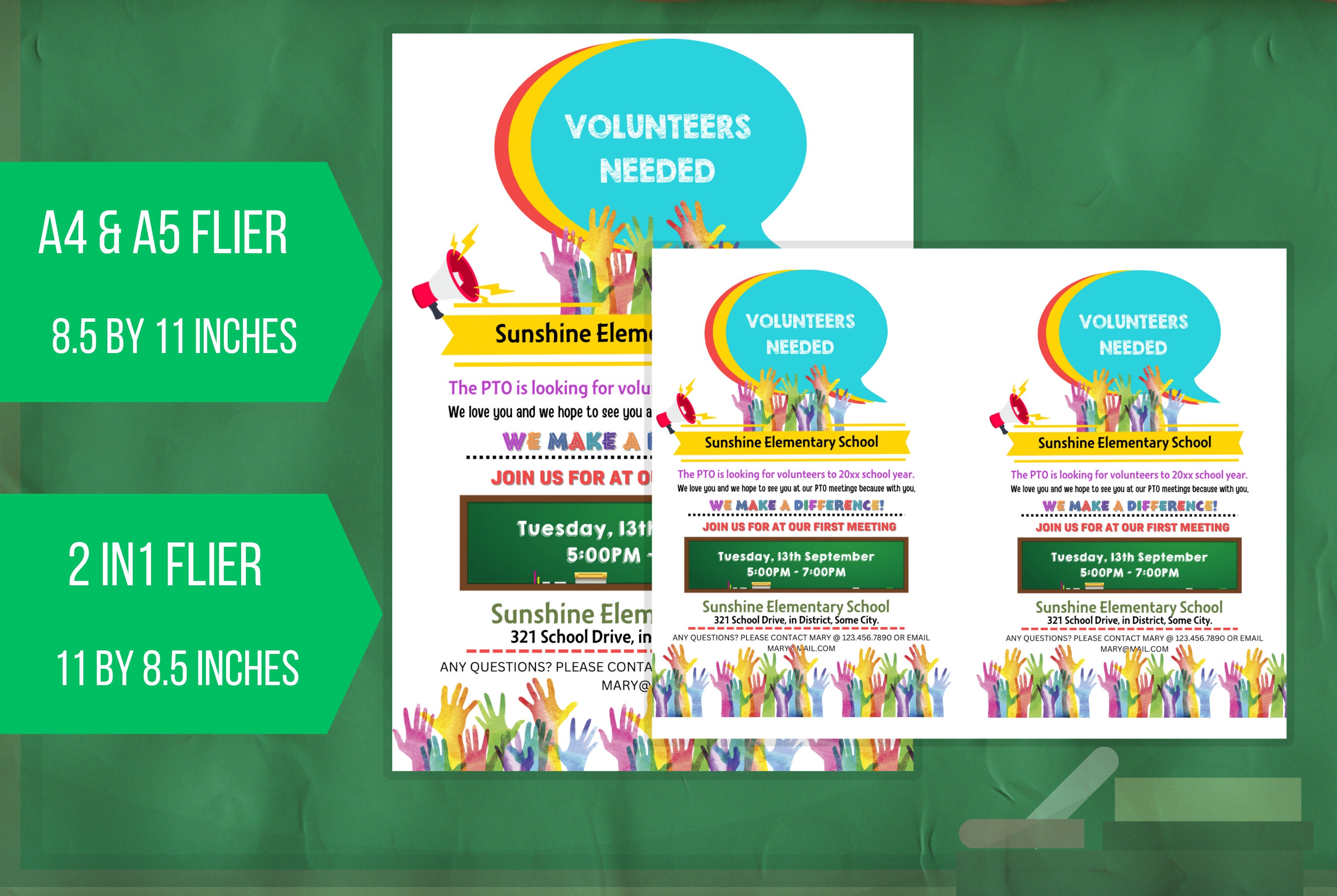 PTO Bundle Pto/pta Information Meeting Flyer Why Join the - Etsy