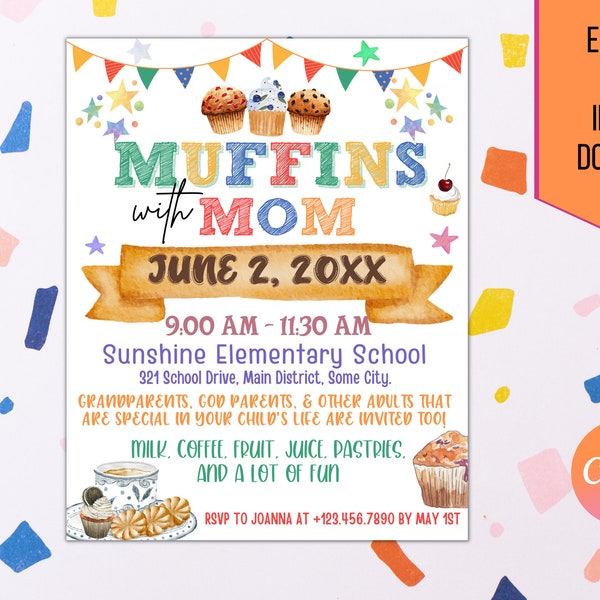 Muffins With Mom - Etsy