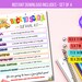 EDITABLE Back to School Survival Kit Template, First Day of School ...