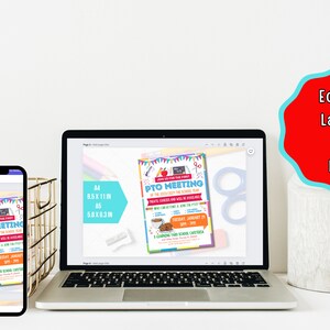 EDITABLE PTO Flyer Package, Printable School Pto Information Form ...