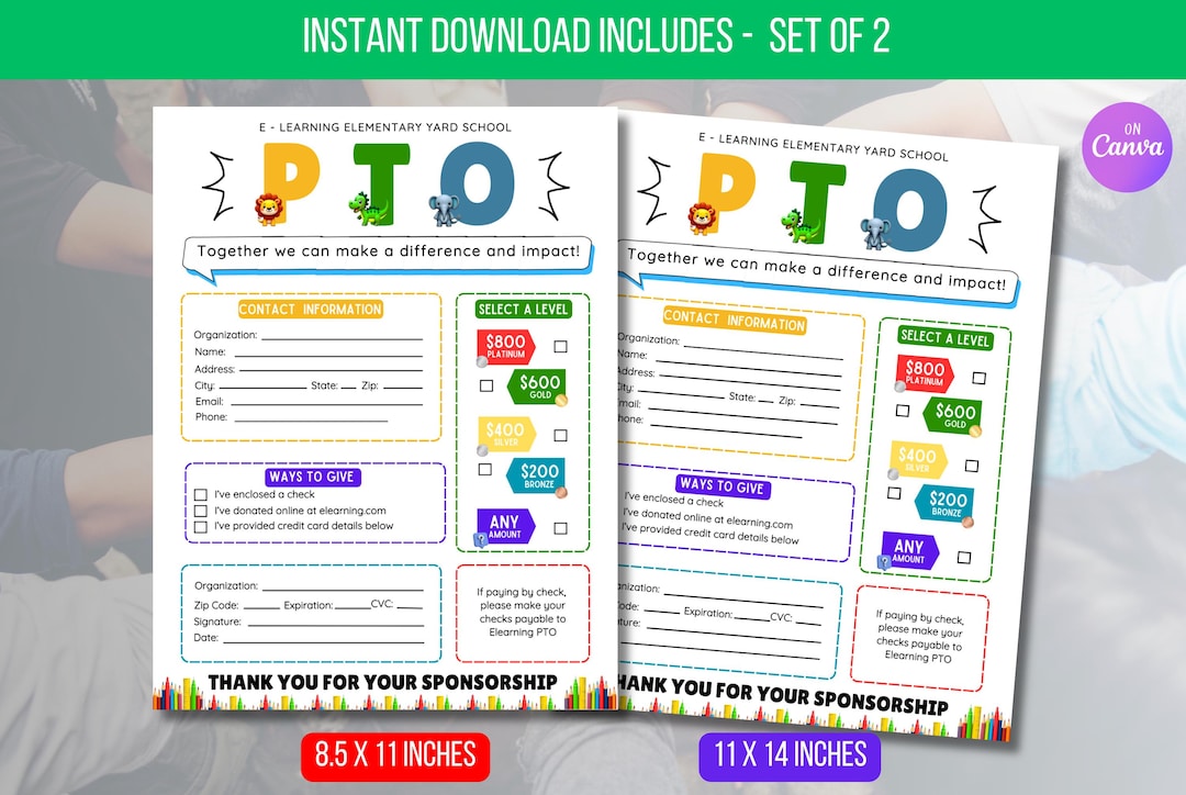 EDITABLE PTO PTA Recruitment Flyer Template, Join the Pto Information ...