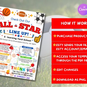 EDIATABLE All Star Line up Teacher and Staff Appreciation Week ...