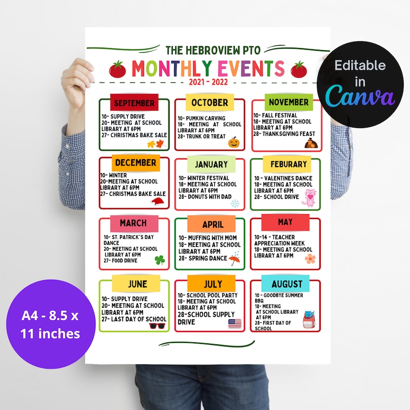 Charity Calendar - Etsy