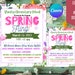 Spring Market Flyer, EDITABLE Poster for Bazaar, Easter Festival ...