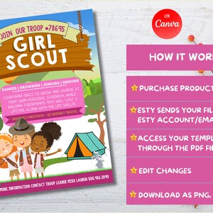 EDITABLE Girl Scout Troop Diversity Recruitment Flyer, Girl Scout ...
