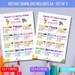 EDITABLE Monthly Event Calendar Flyer Template, Year at a Glance ...