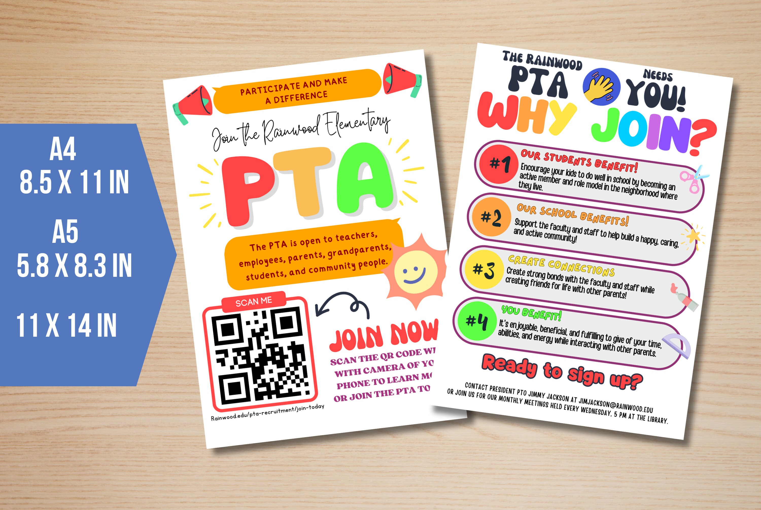 EDITABLE PTA Complete Package Flyer, Meeting Flyer, Volunteer Needed ...