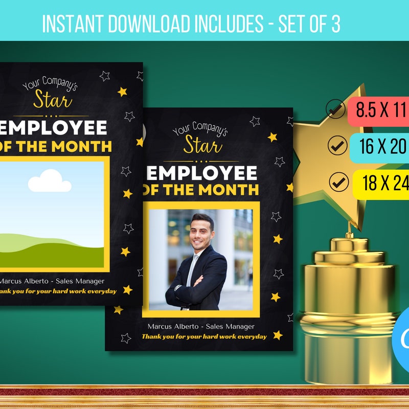 Employee Recognition Flyer - Etsy