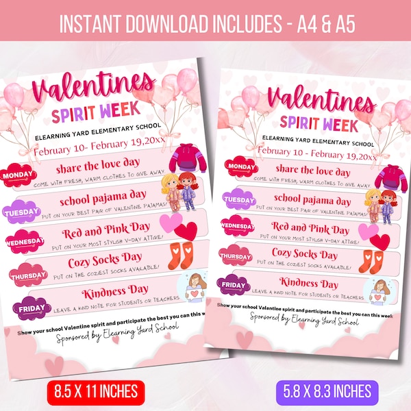 Spirit Week Daycare - Etsy