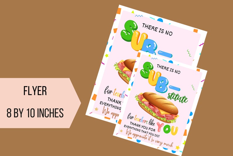 Printable Sub Sandwich Gift Tag, Bo Sub-statute for You Gift Tag ...