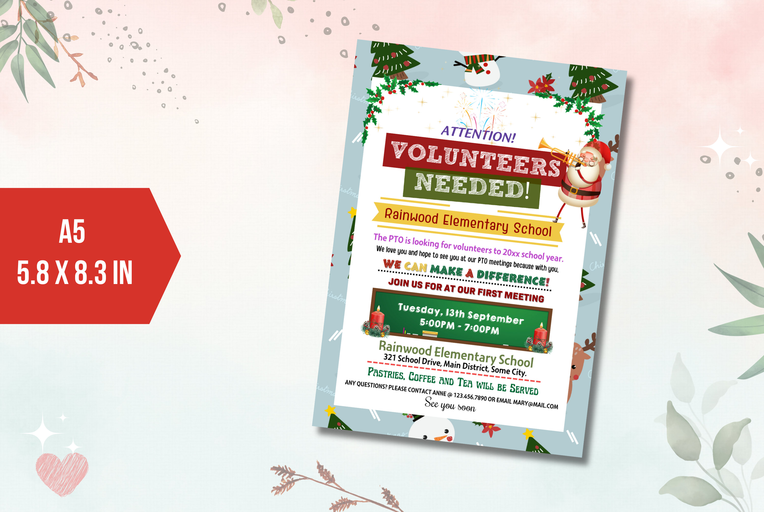 EDITABLE Volunteer Recruitment Flyer, Volunteers Needed Flyer Template ...